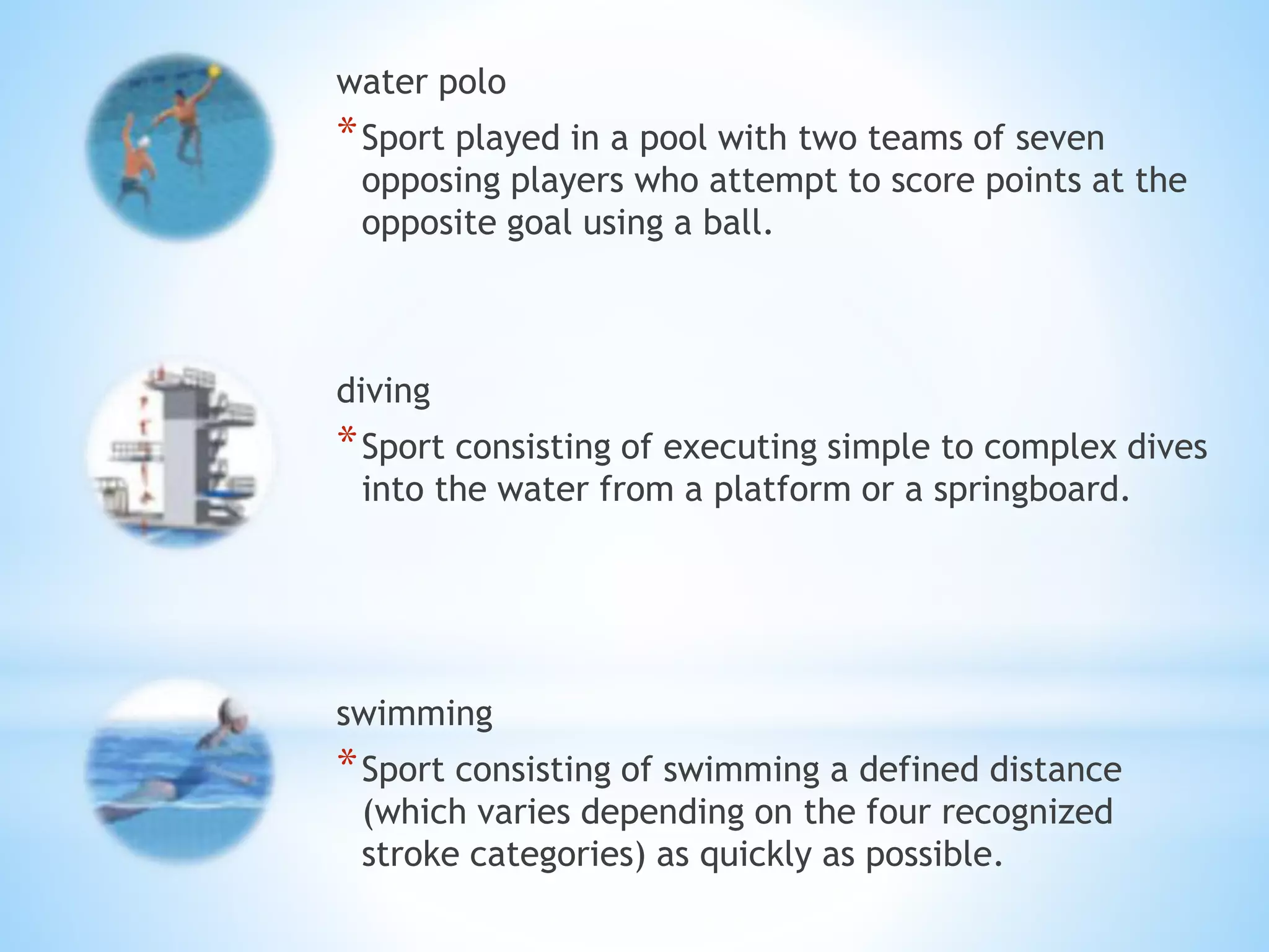 [Bltzr] Group 4 - Aquatic Sports | PPTX