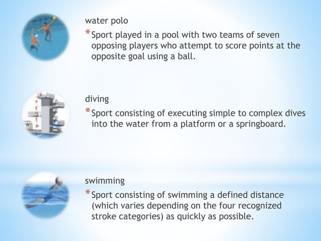[Bltzr] Group 4 - Aquatic Sports | PPTX | Diving | Sports