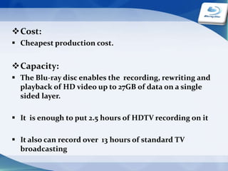 Blu ray disc | PPTX