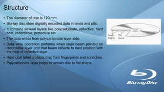 Blu Ray Disc Technology | Bhuvan Gandhi | PPTX