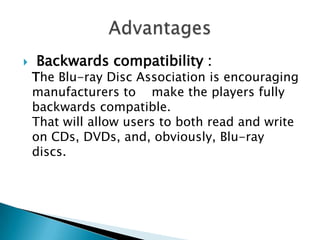 Blu Ray Disc Technology | PPTX