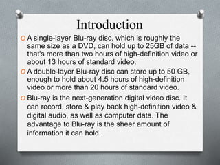 Blu rays | PPTX
