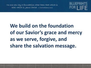 Blueprint for life, Jesus Christ in our life | PPT
