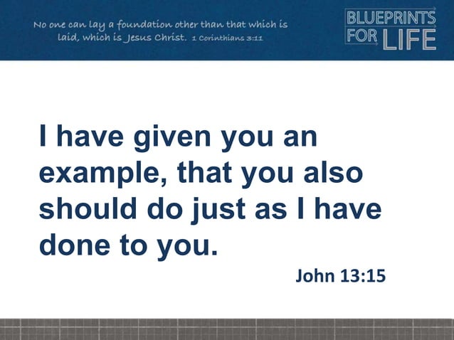 Blueprint for life, Jesus Christ in our life | PPT