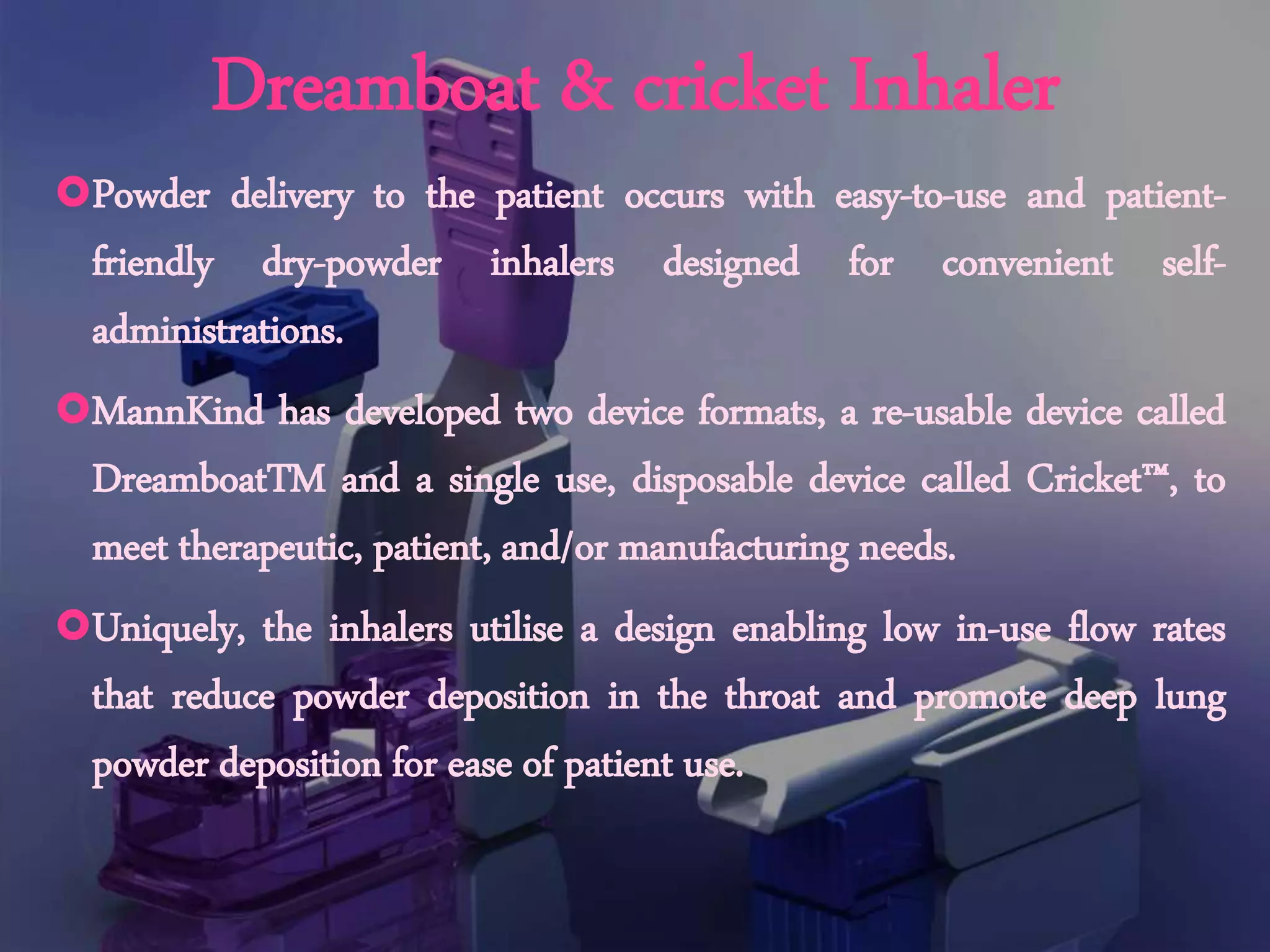 Dreamboat inhaler Cricket inhaler Bluhale jacket AEROSOLS | PPTX