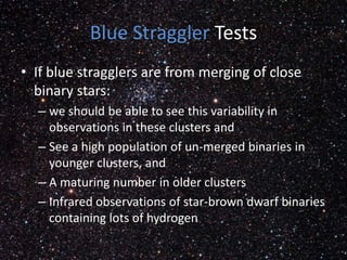 Blue Stragglers and Star Clusters | PPTX