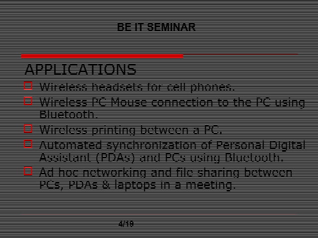 BLUETOOTH SECURITY | PPT