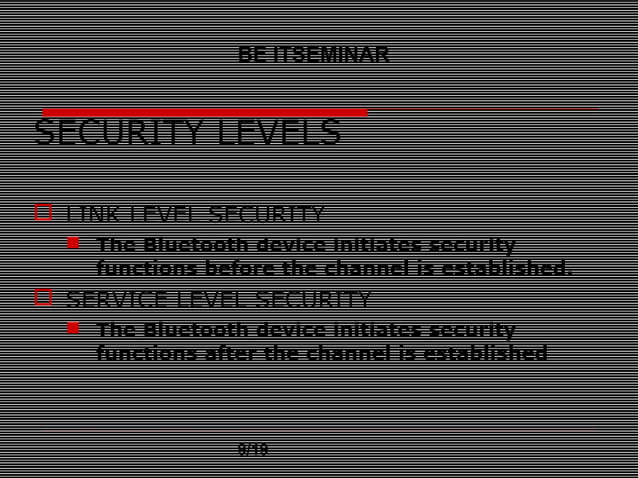 Bluetooth Security Ppt