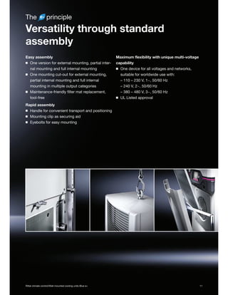 "Blue e+" climate control solutions | PDF