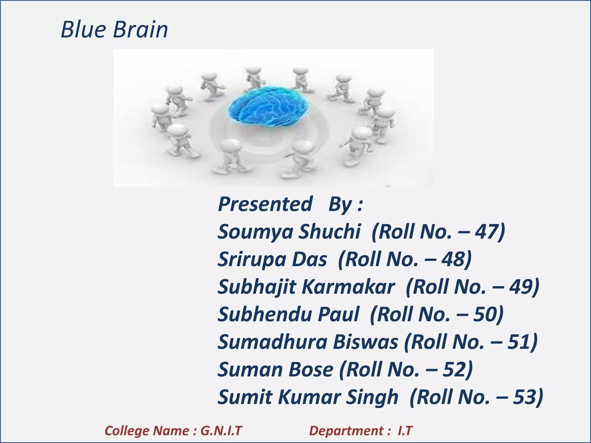 Blue brain | PPT