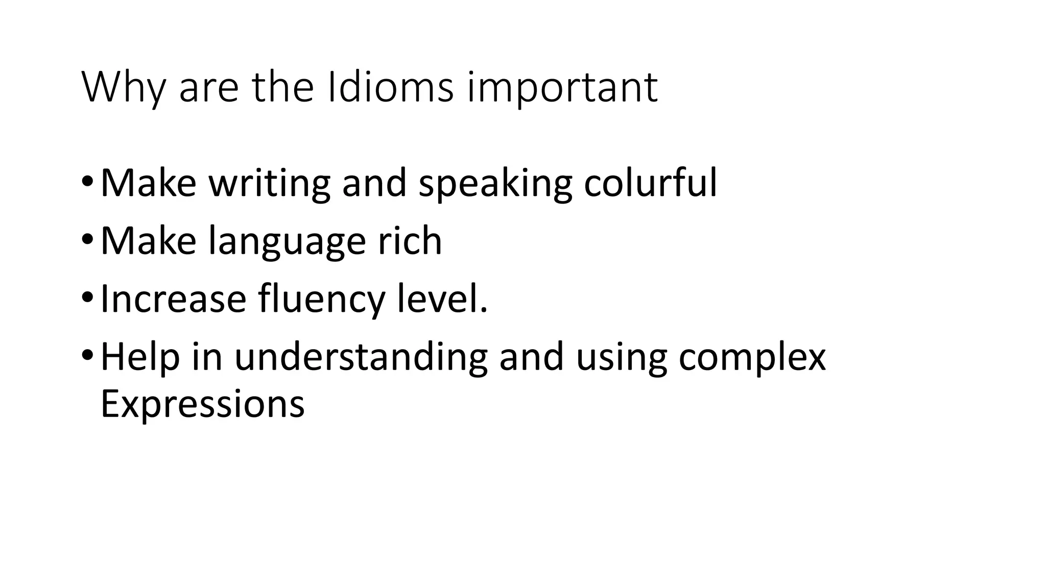 idioms on blue colour | PPT