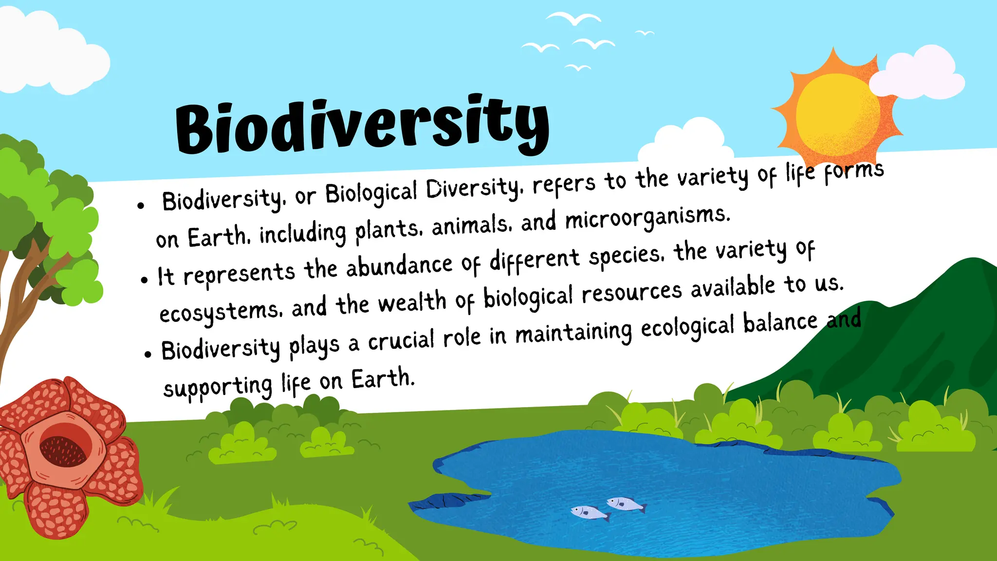 Blue-and-Green-Illustrative-Exploring-Biodiversity-Presentation ...