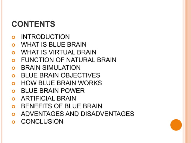 Blue-Brain-ppt.pptx on the topic of blue brain | PPT