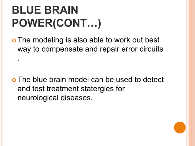 Blue-Brain-ppt.pptx on the topic of blue brain | PPT