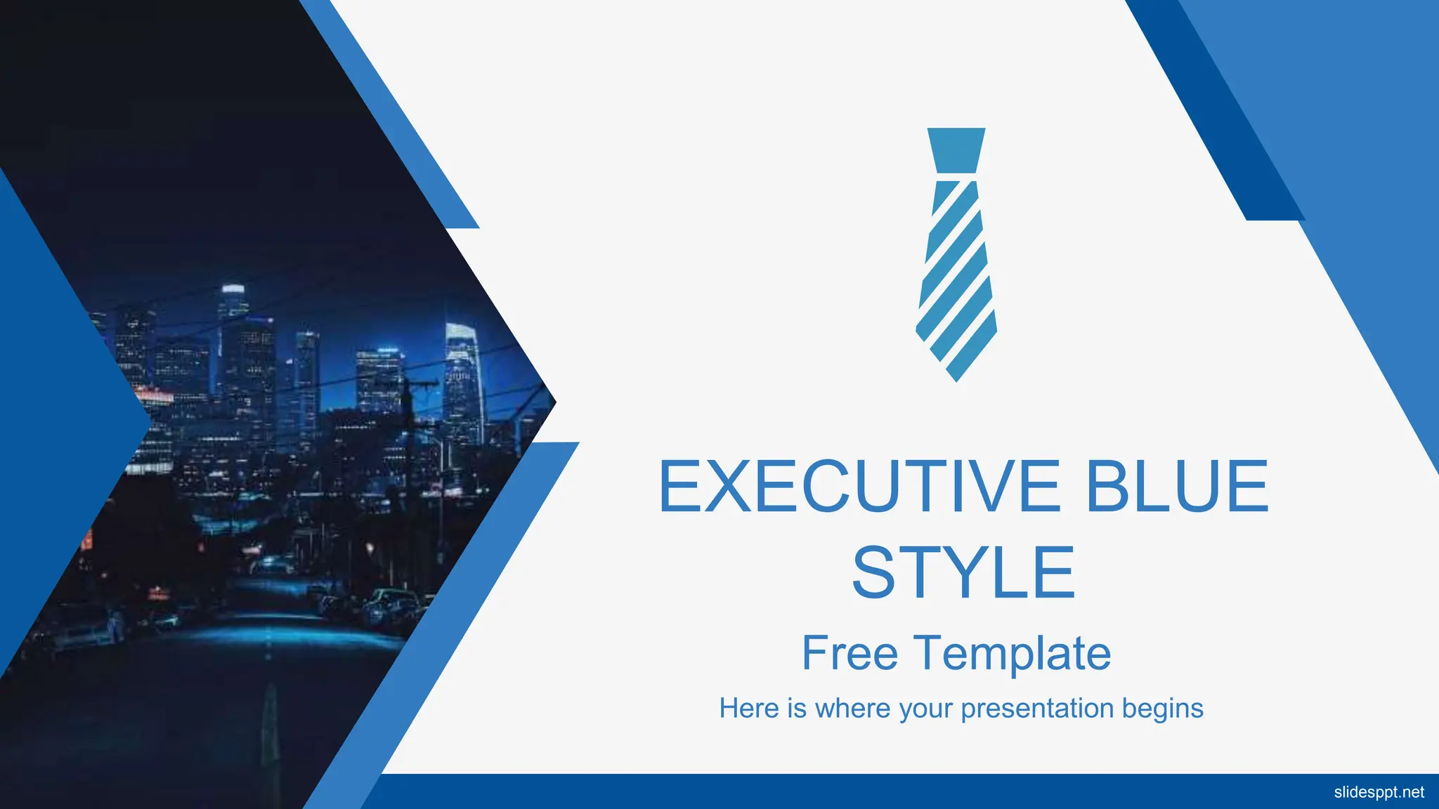 Blue Executive Template plantillas de powerpoint | PPT