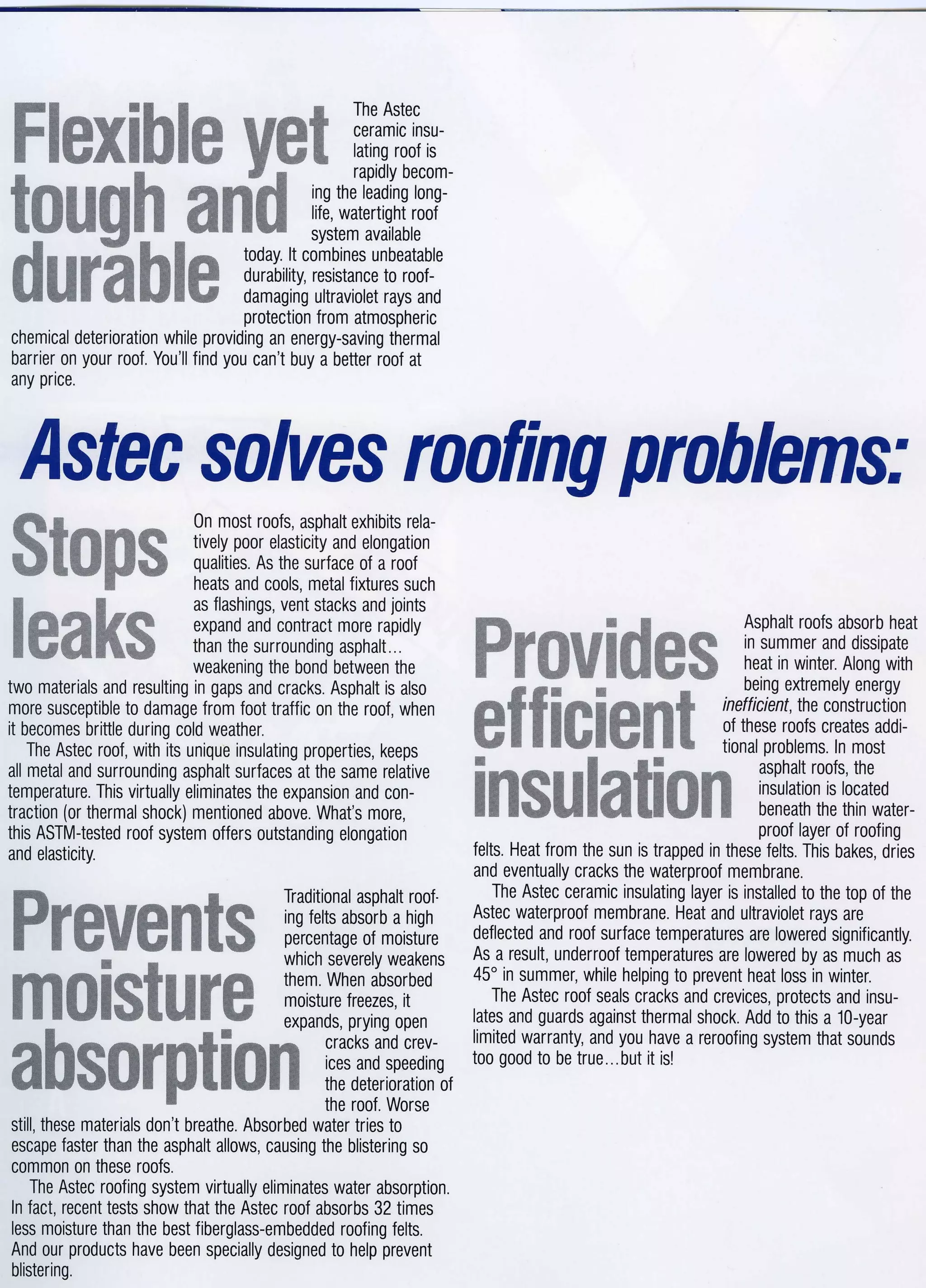Astec Roofing Brochure | PDF