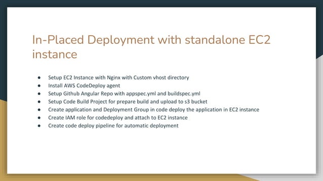 AWS EC2 Blue-Green Deployment using code deploy | PPT