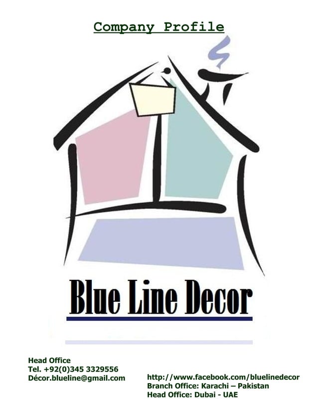 Blue line Decor - Company Profile | PDF