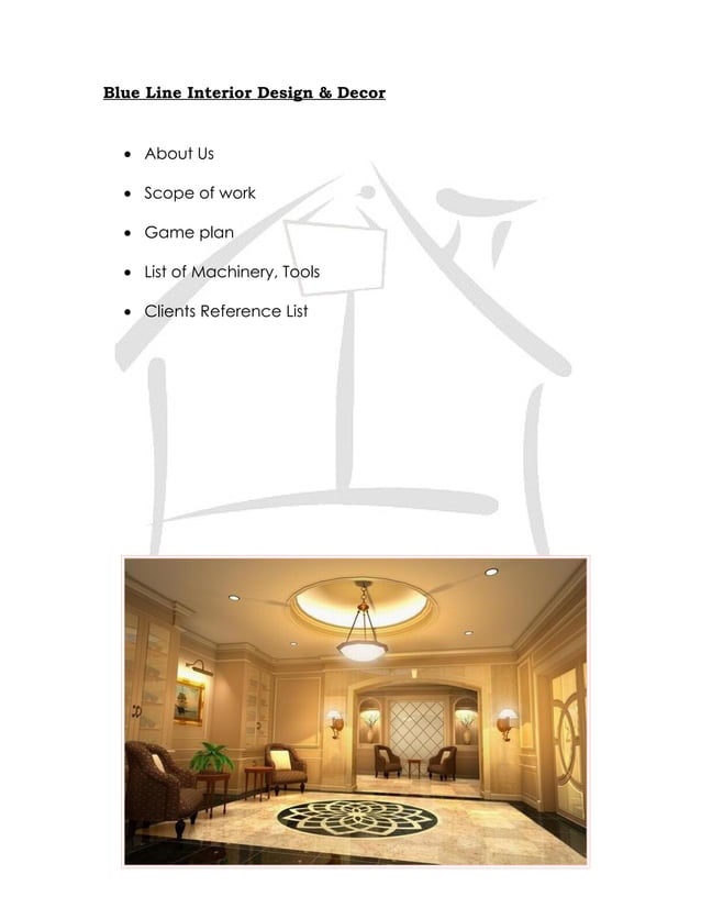 Blue line Decor - Company Profile | PDF