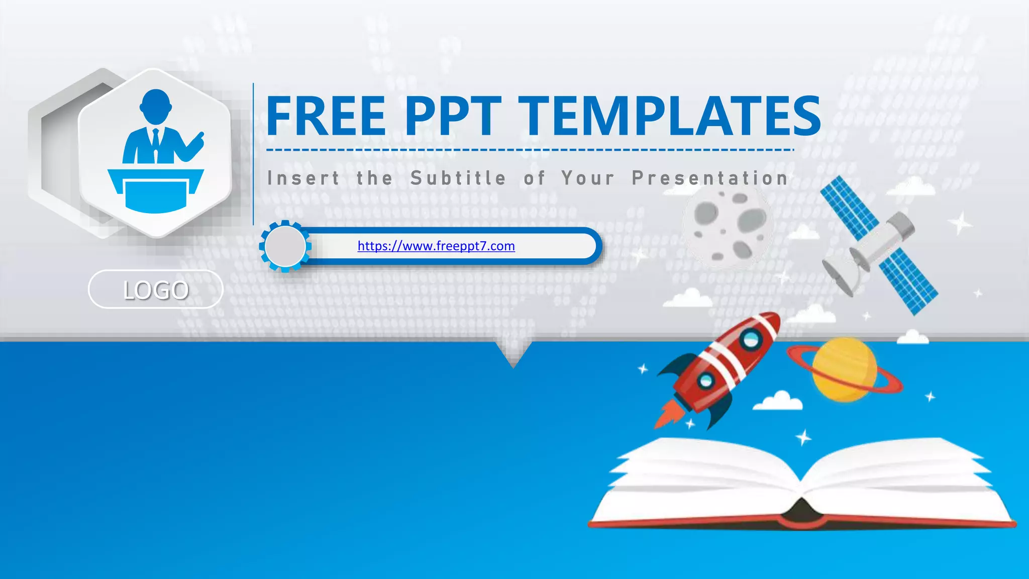 blue-micro-stereo-style-powerpoint-template.pptx | Free Download