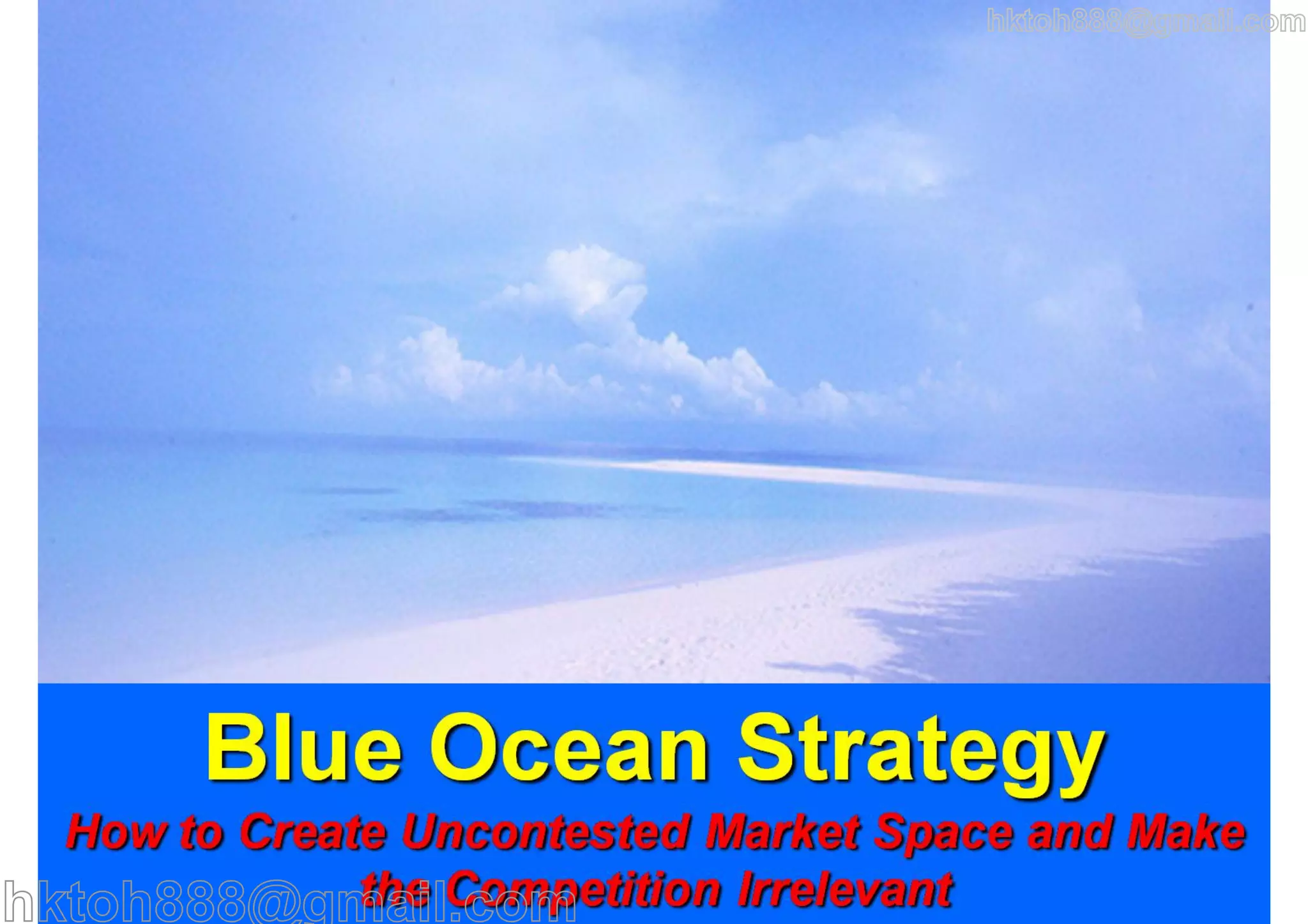 Blue Ocean Strategy Executive Summary | PDF
