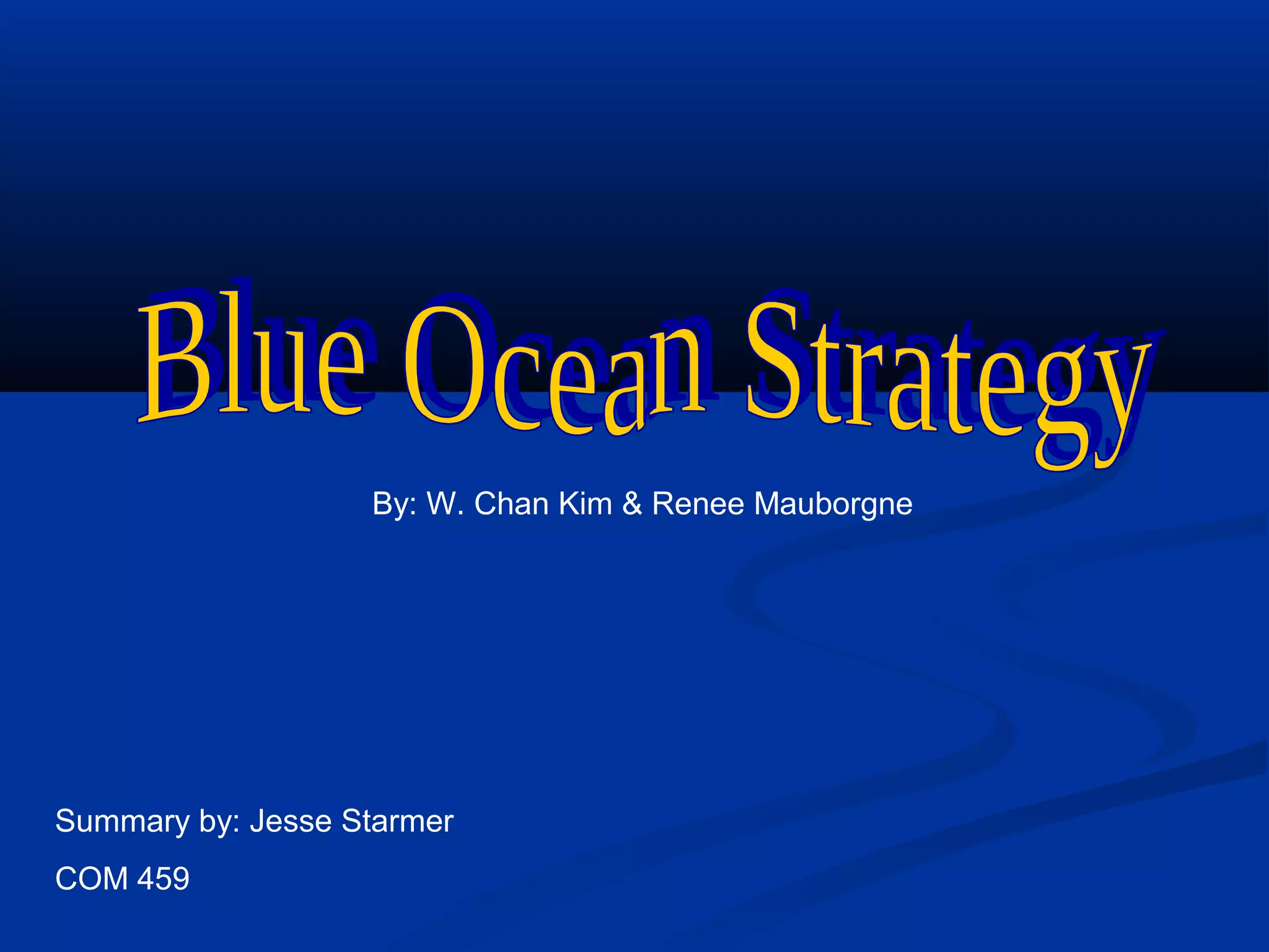 Blue ocean-strategy-summary | PPT