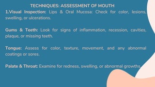 Nose, Sinuses, Mouth and Throat Presentation | PDF