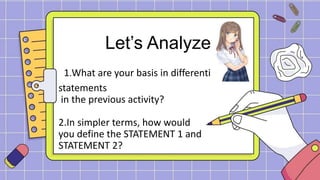 Explicit and Implicit Claims of a Written Text | PPTX