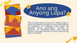 Blue-Red-and-Yellow-Clean-Mga-Anyong-Lupa-At-Tubig-Presentation ...