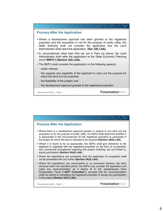 Blue screen-land acquisition process flow [compatibility mode] | PDF