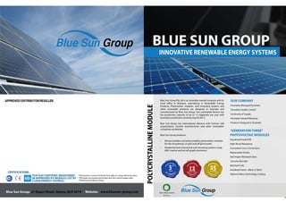 Blue Sun 250w Polycrystalline Solar Modules | PPT