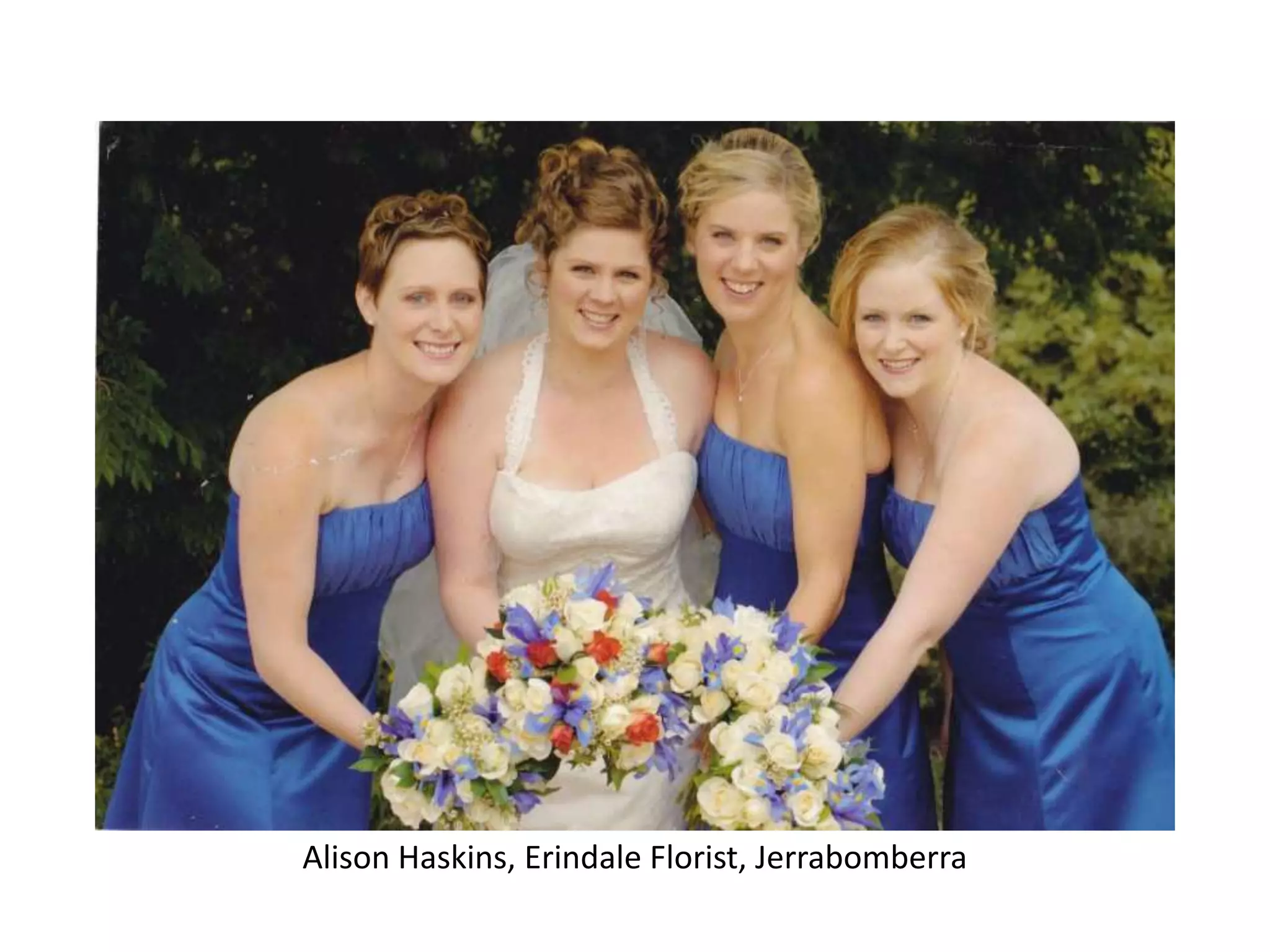 Blue Wedding Flowers | PPTX