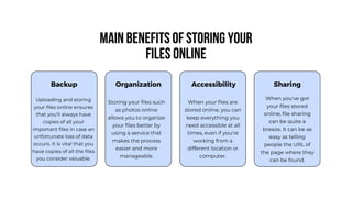 Lesson 7: File Storage and Online Collaboration | PPT