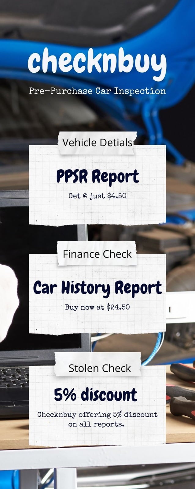 5% discount at Car History and PPSR report | PDF
