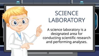 Blue and Black Cute Illustrative Science Laboratory Safety Rules ...