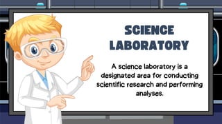 Blue and Black Cute Illustrative Science Laboratory Safety Rules ...