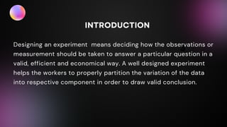 Randomized design | PPT