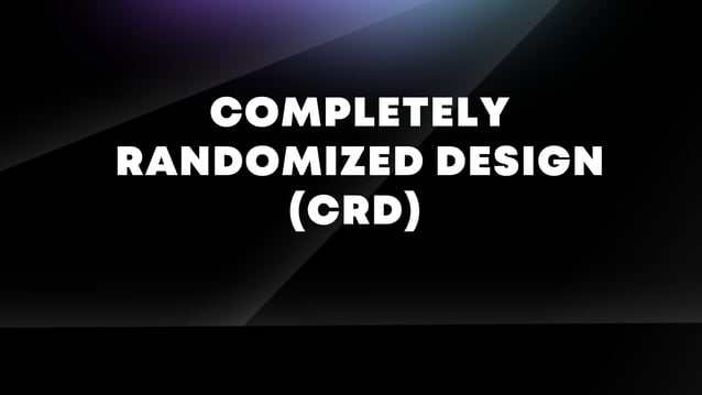 Randomized design | PPT