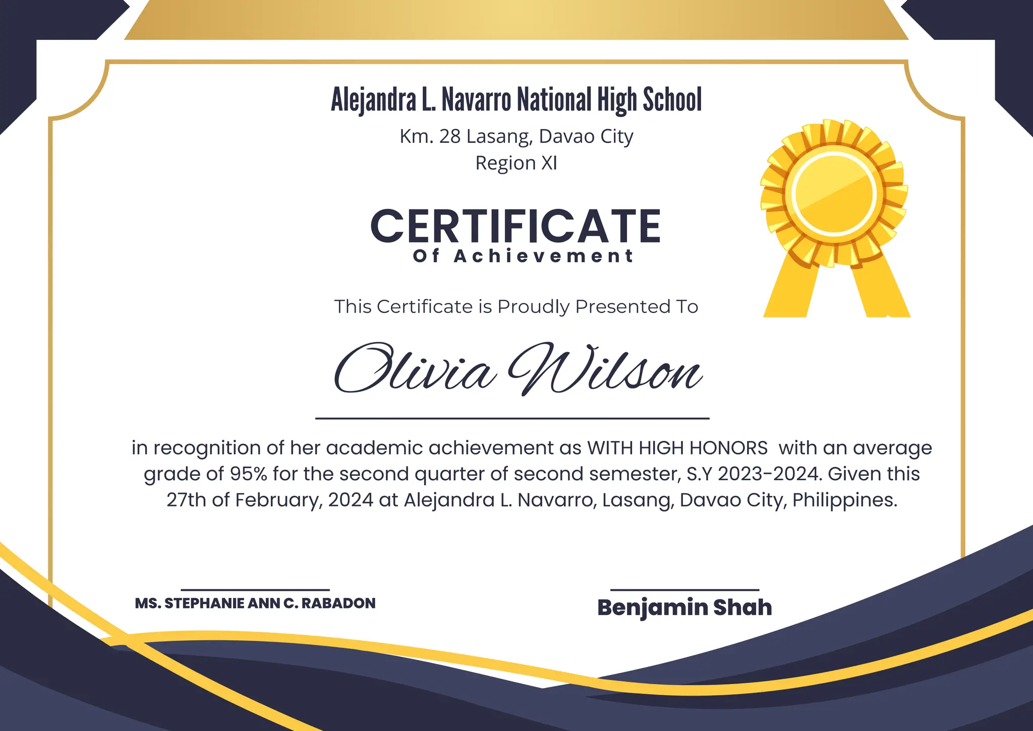 Blue and Gold Elegant Curved Certificate Of Achievement Certificate.pdf