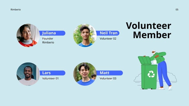 Blue and Green Flat Illustration Recycling Pitch Deck Presentation.pptx