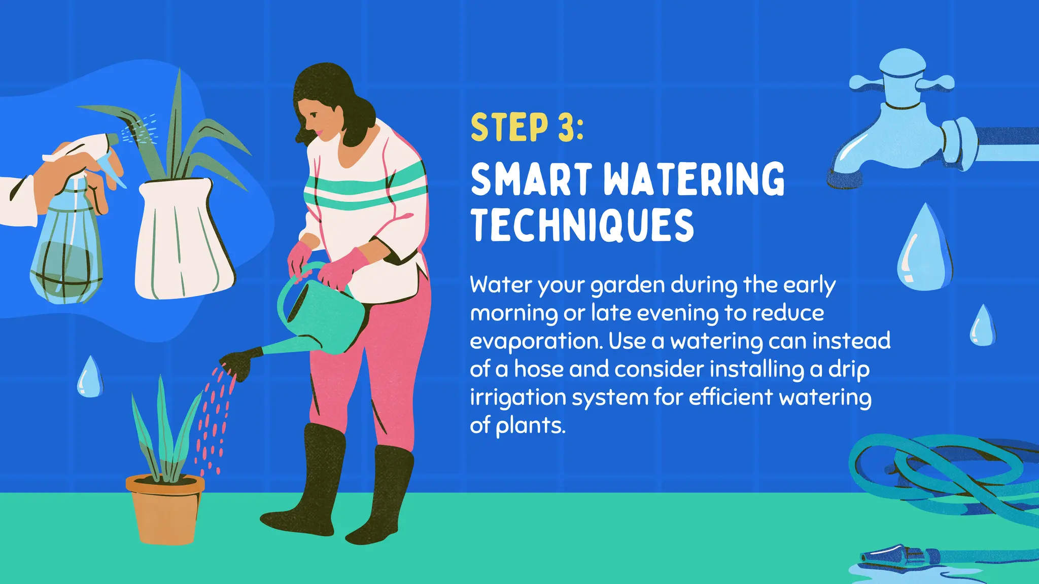 Blue and Green Illustrative How to Save Water Presentation.pdf | Home ...