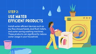 Blue and Green Illustrative How to Save Water Presentation.pdf | Home ...