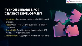 End-to-End AI Chatbot Development with Python and LLMs | PDF