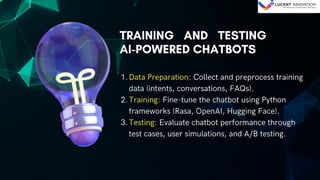 End-to-End AI Chatbot Development with Python and LLMs | PPT