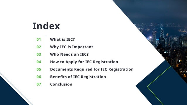 IEC Registration: A Step Towards Global Trade | PPTX
