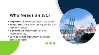 IEC Registration: A Step Towards Global Trade | PPTX
