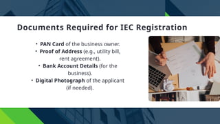 IEC Registration: A Step Towards Global Trade | PPTX