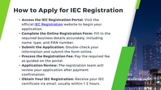 IEC Registration: A Step Towards Global Trade Understanding the Process & Importance | PDF ...
