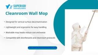 Tools Maintaining Cleanroom Standards | PPTX