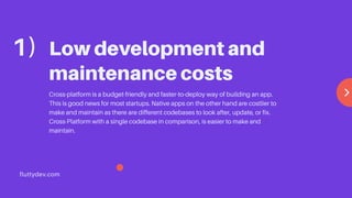 5 Reasons building your Startup App in Flutter is great for business ...